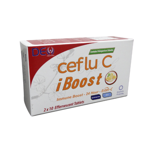 CEFLU C iBoost Effervescent tabs 20s – Deopharma Pty Ltd